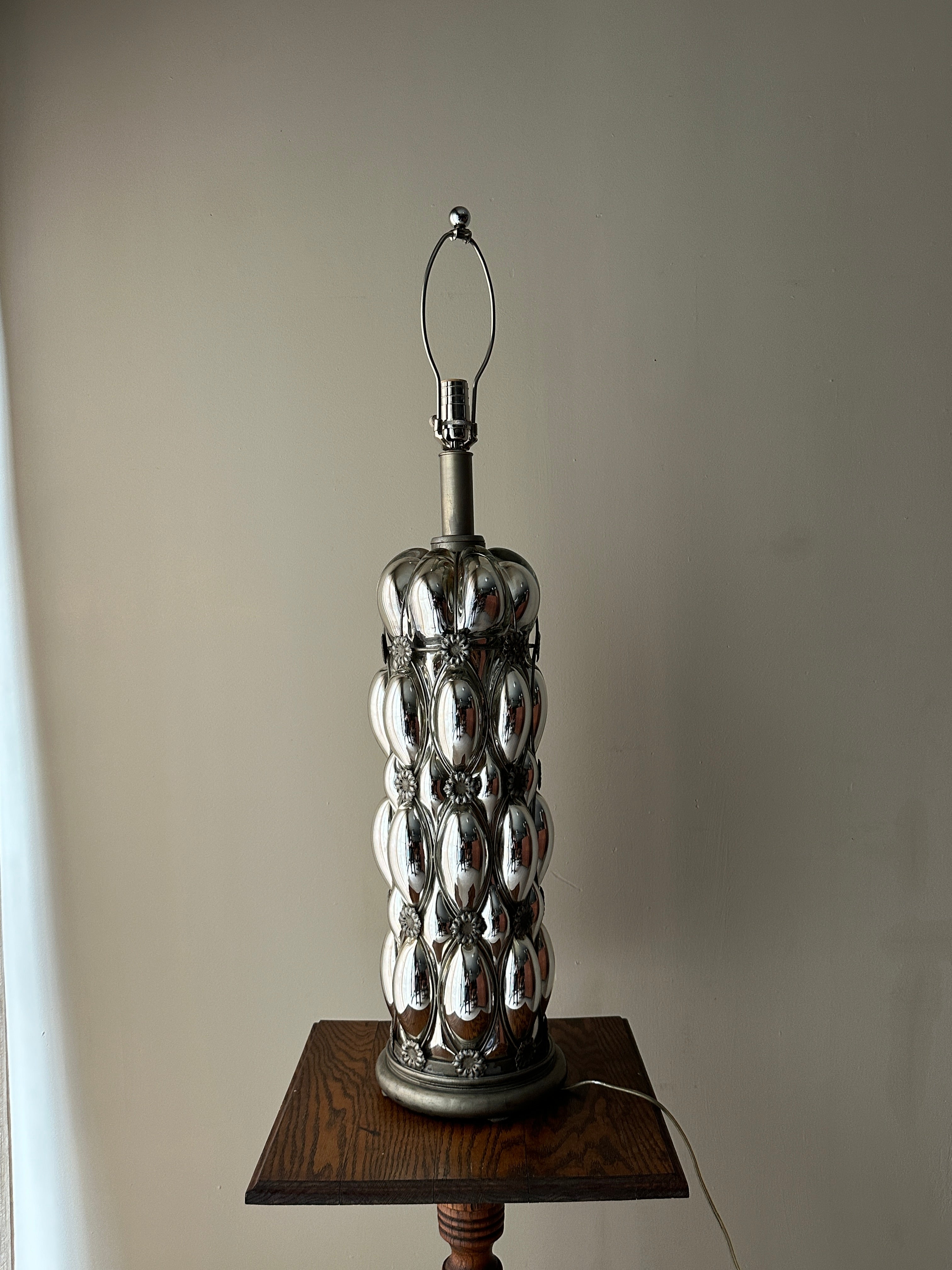 Chrome lamp base – Good Behavior