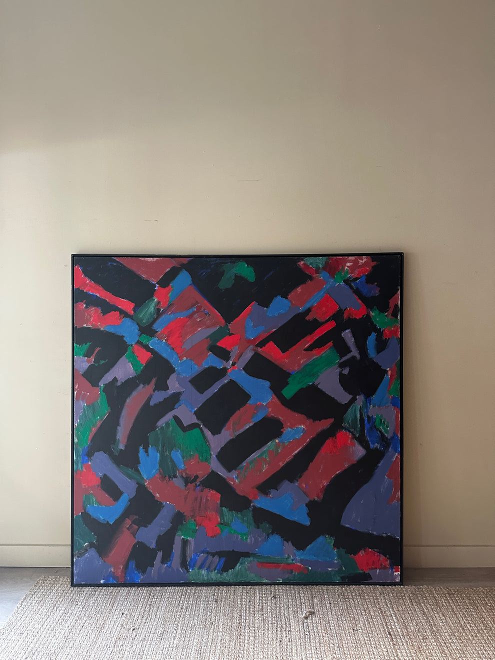 Large abstract painting – Good Behavior
